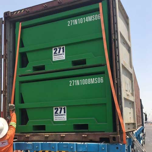 6 TONNE MUD SKIP - 271 Containers