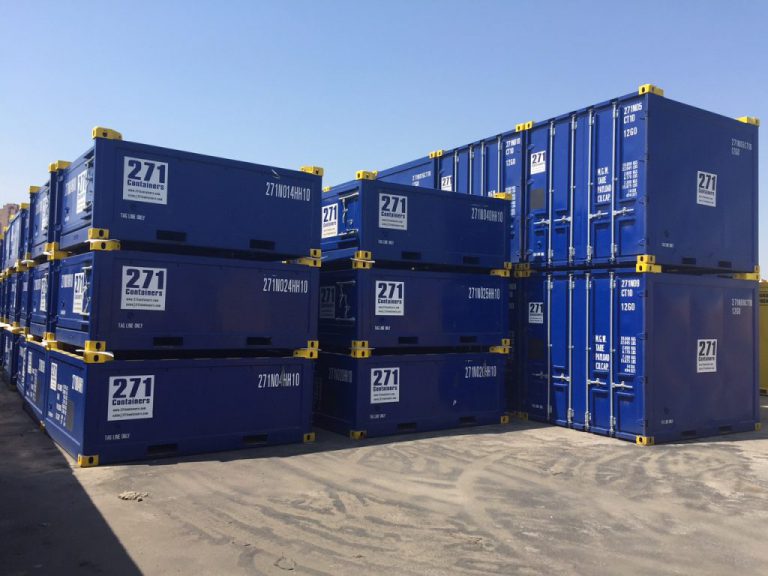 10FT HALF HEIGHT CONTAINER - 271 Containers