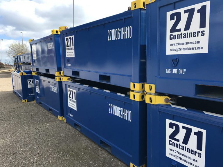 20FT HALF HEIGHT CONTAINER - 271 Containers