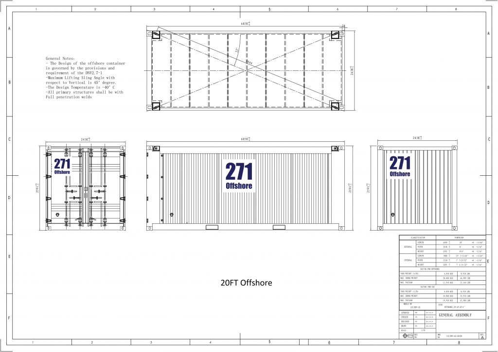 10FT DRY CONTAINER - 271 Containers