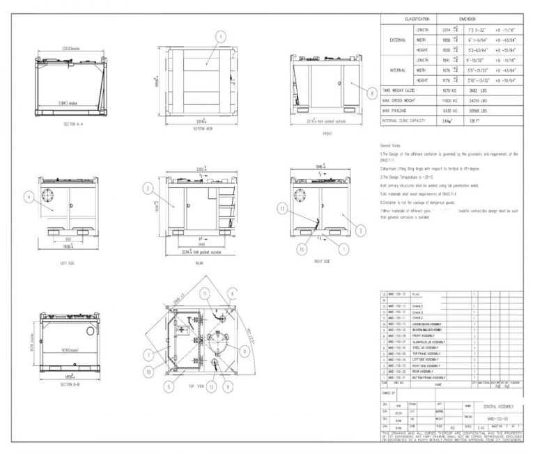 11 TONNE MUD SKIP - 271 Containers